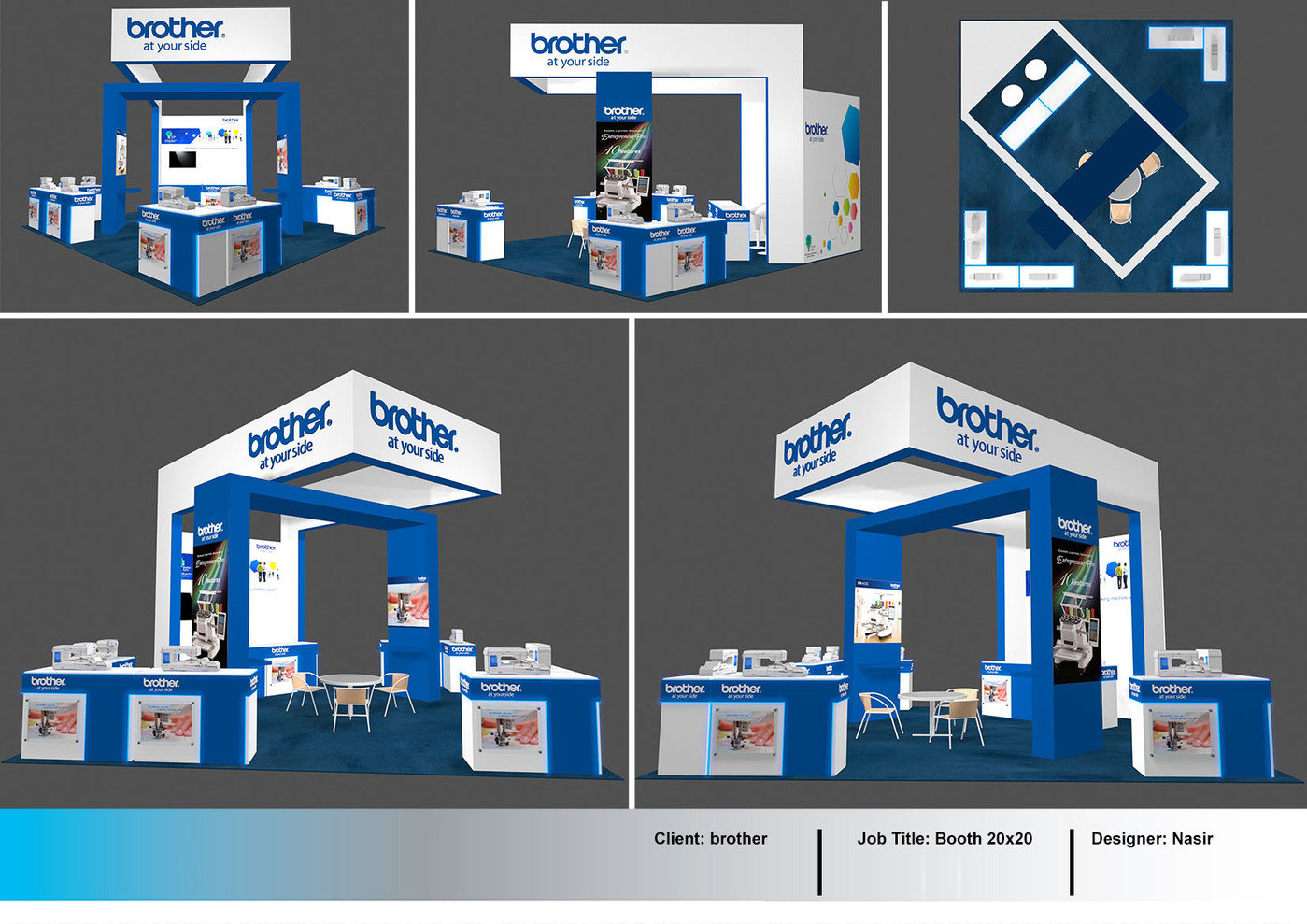 Booth Design by Nasir Uddin at Coroflot.com
