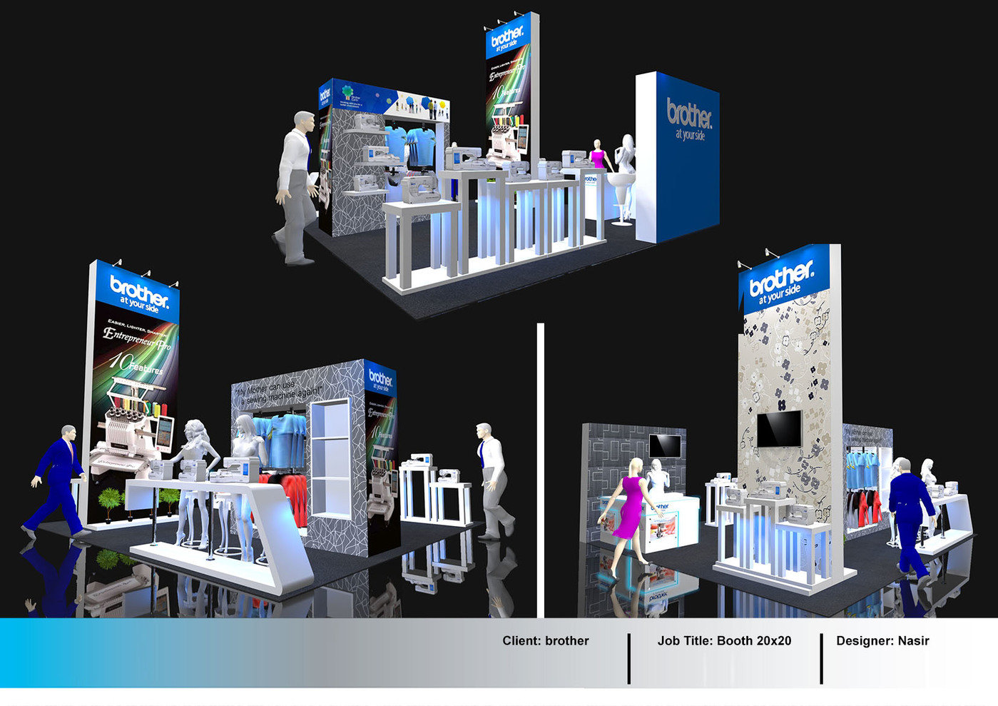 Booth Design by Nasir Uddin at Coroflot.com