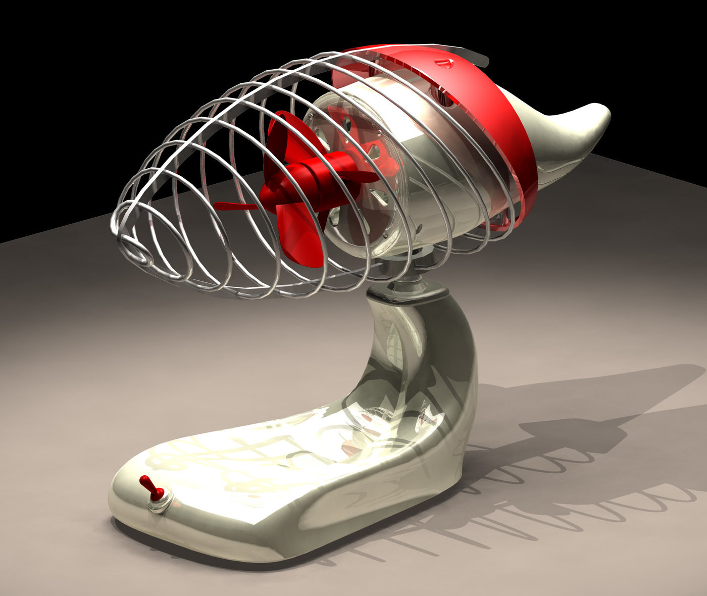 CAD of a Fan by Dan Almagor at Coroflot.com
