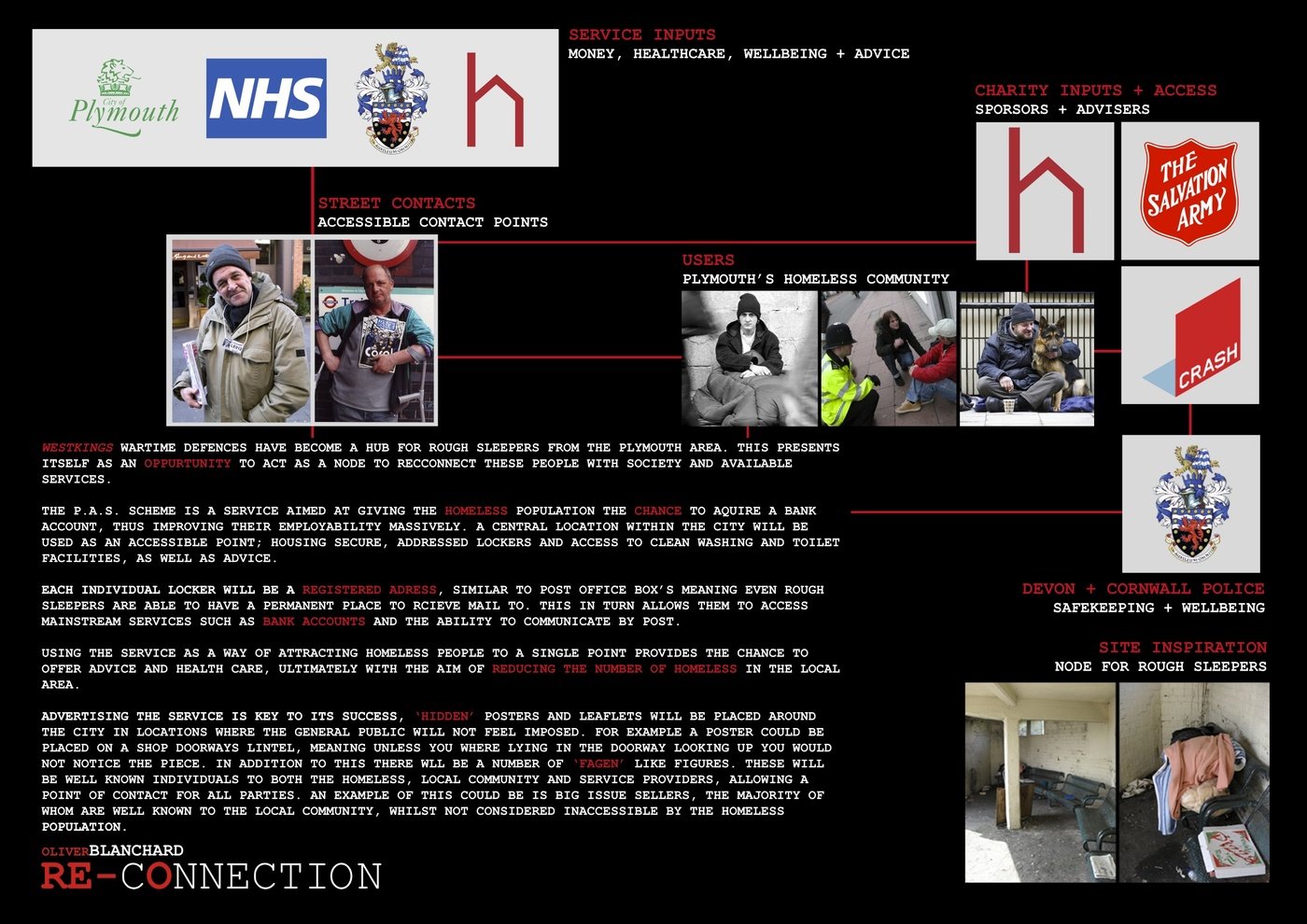 Service Design for the Homeless Community by Oliver Blanchard at ...
