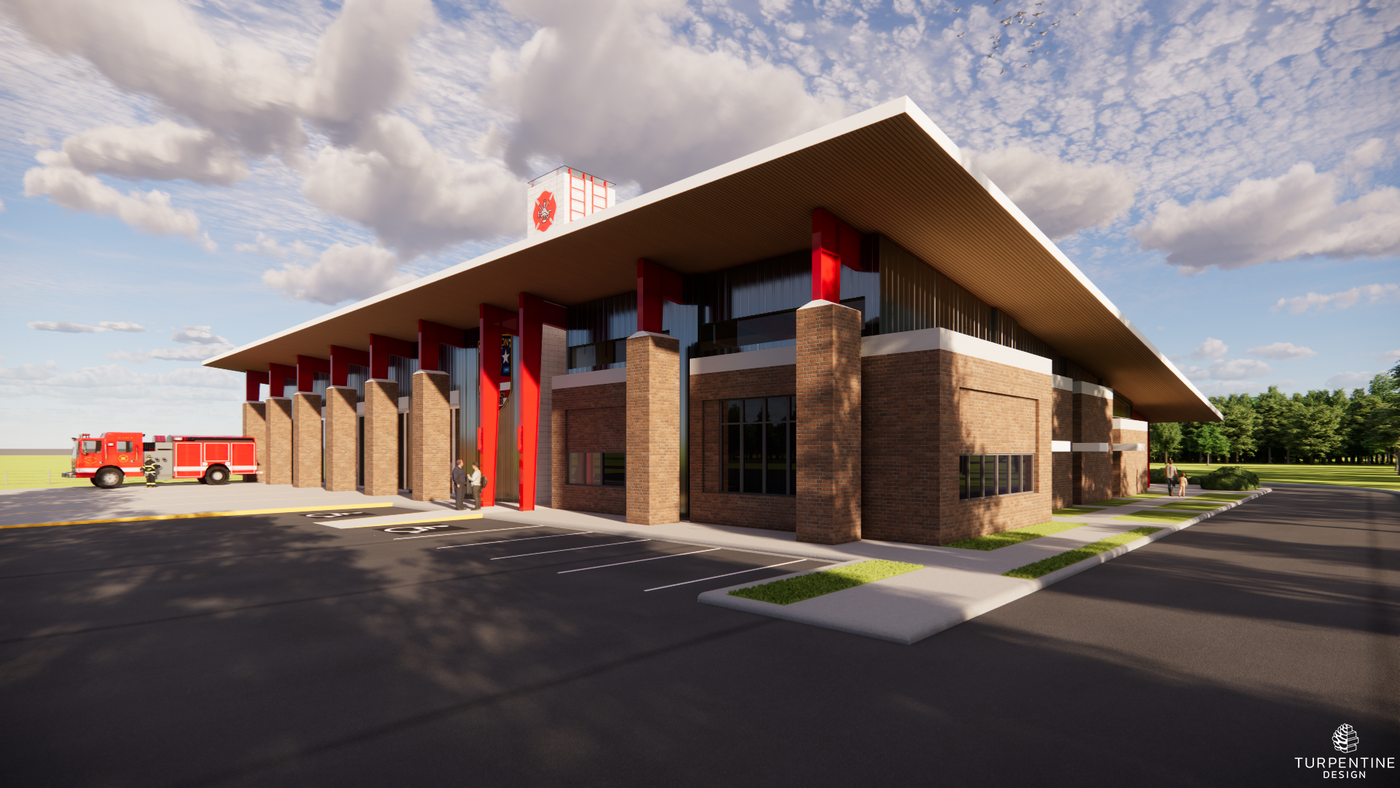 2024 Strickland Crossroad Fire Station Option 1 by dougald fountain at ...