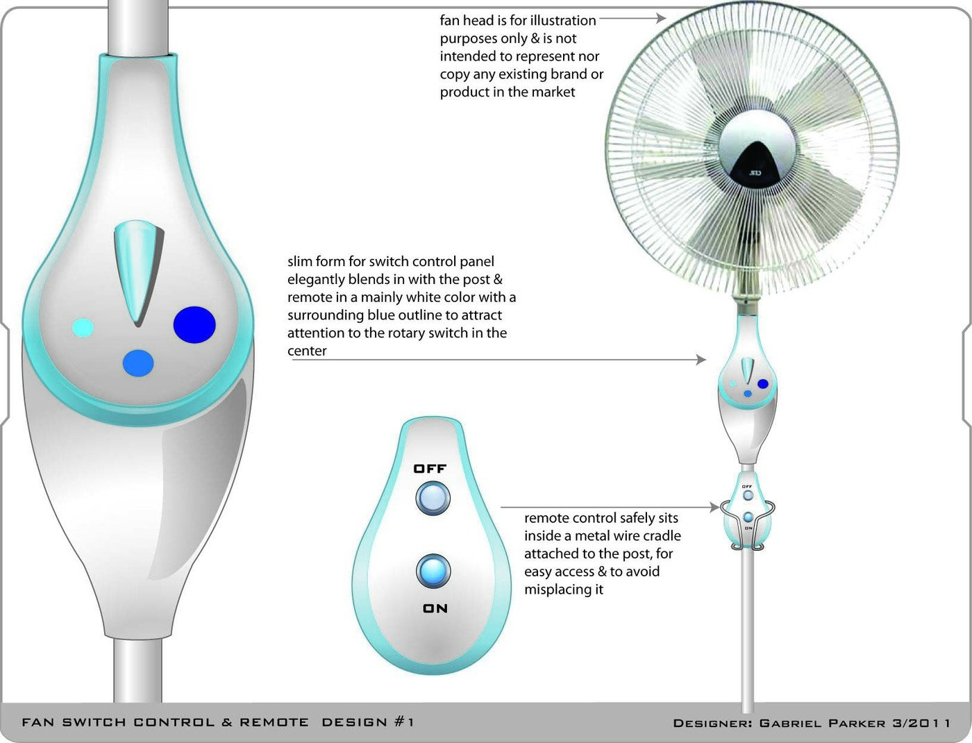 Fan related concepts by Gabriel Parker at Coroflot.com