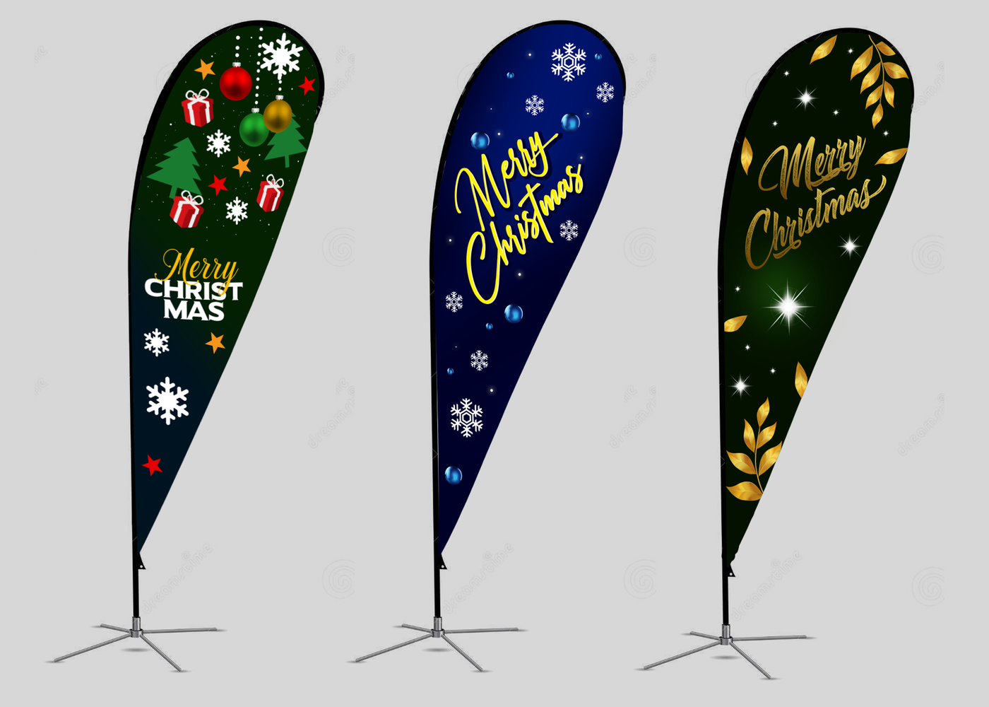 TEARDROP BANNER DESIGN by Jennifer Misterio at Coroflot.com