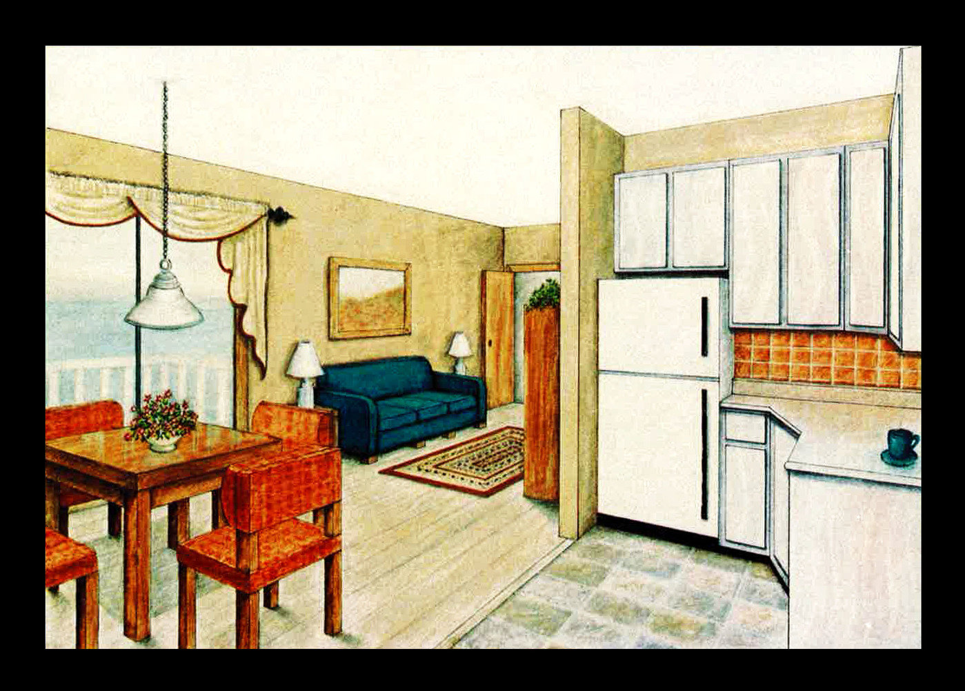 Floor and Elevation Renderings by Laurie Davis at Coroflot.com