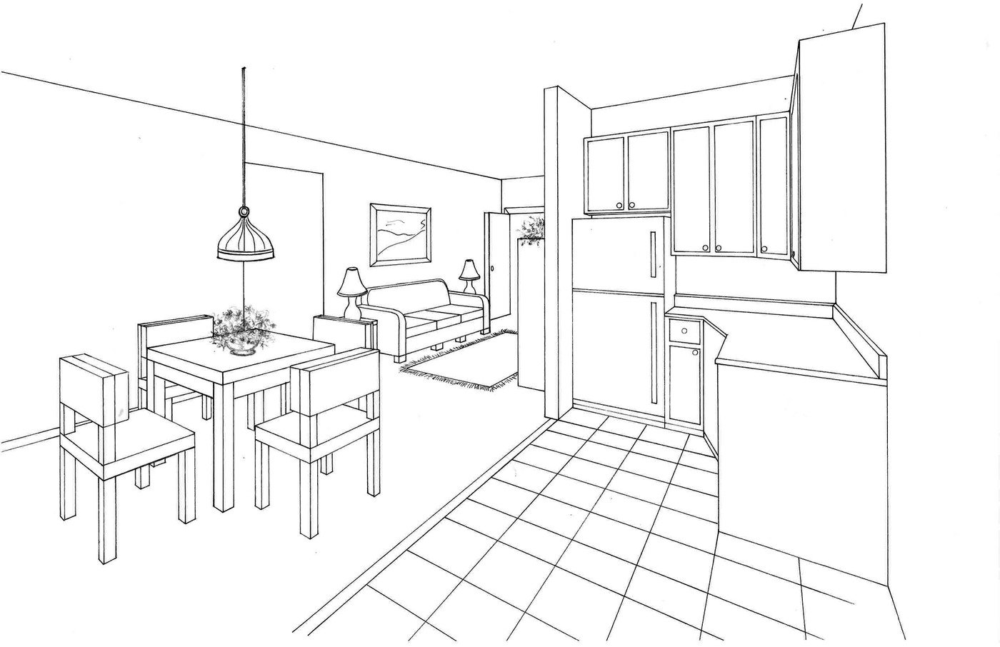 Floor and Elevation Renderings by Laurie Davis at Coroflot.com