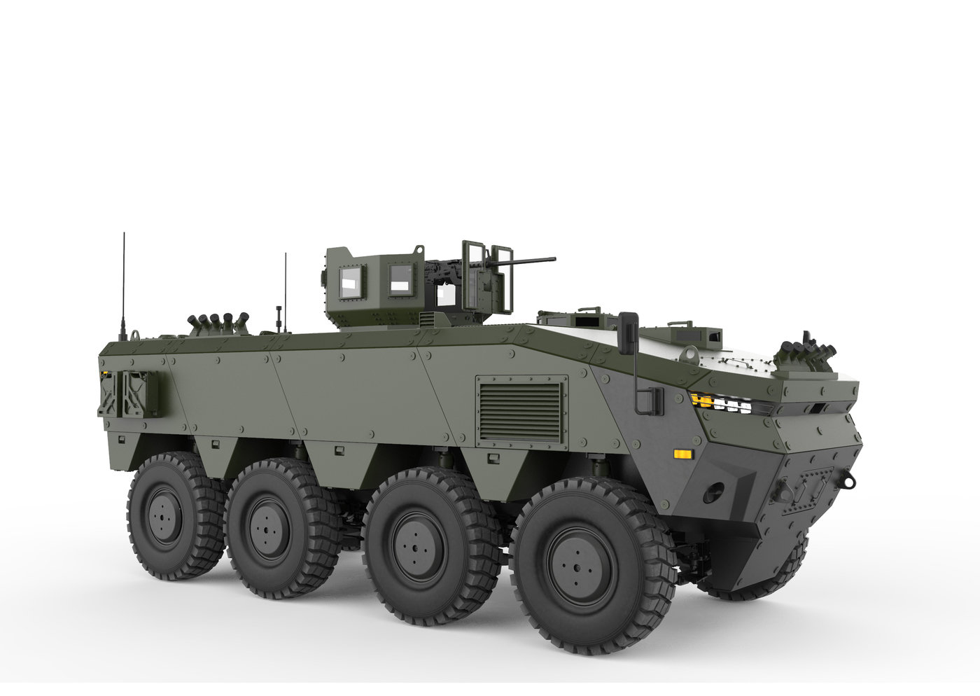 8X8 Armored Military Vehicle by arif madanoglu at Coroflot.com