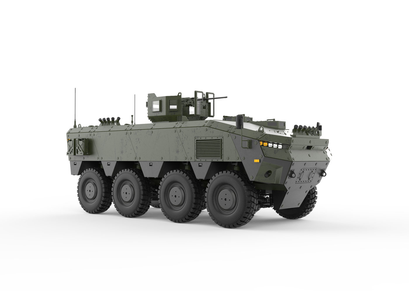 8X8 Armored Military Vehicle by arif madanoglu at Coroflot.com