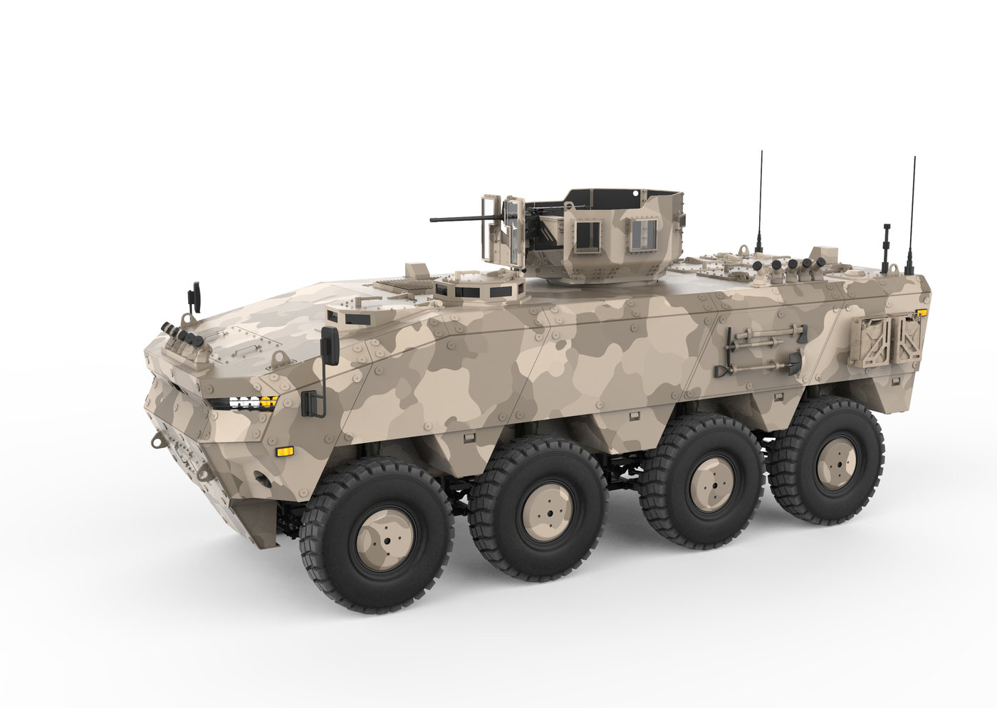8X8 Armored Military Vehicle by arif madanoglu at Coroflot.com