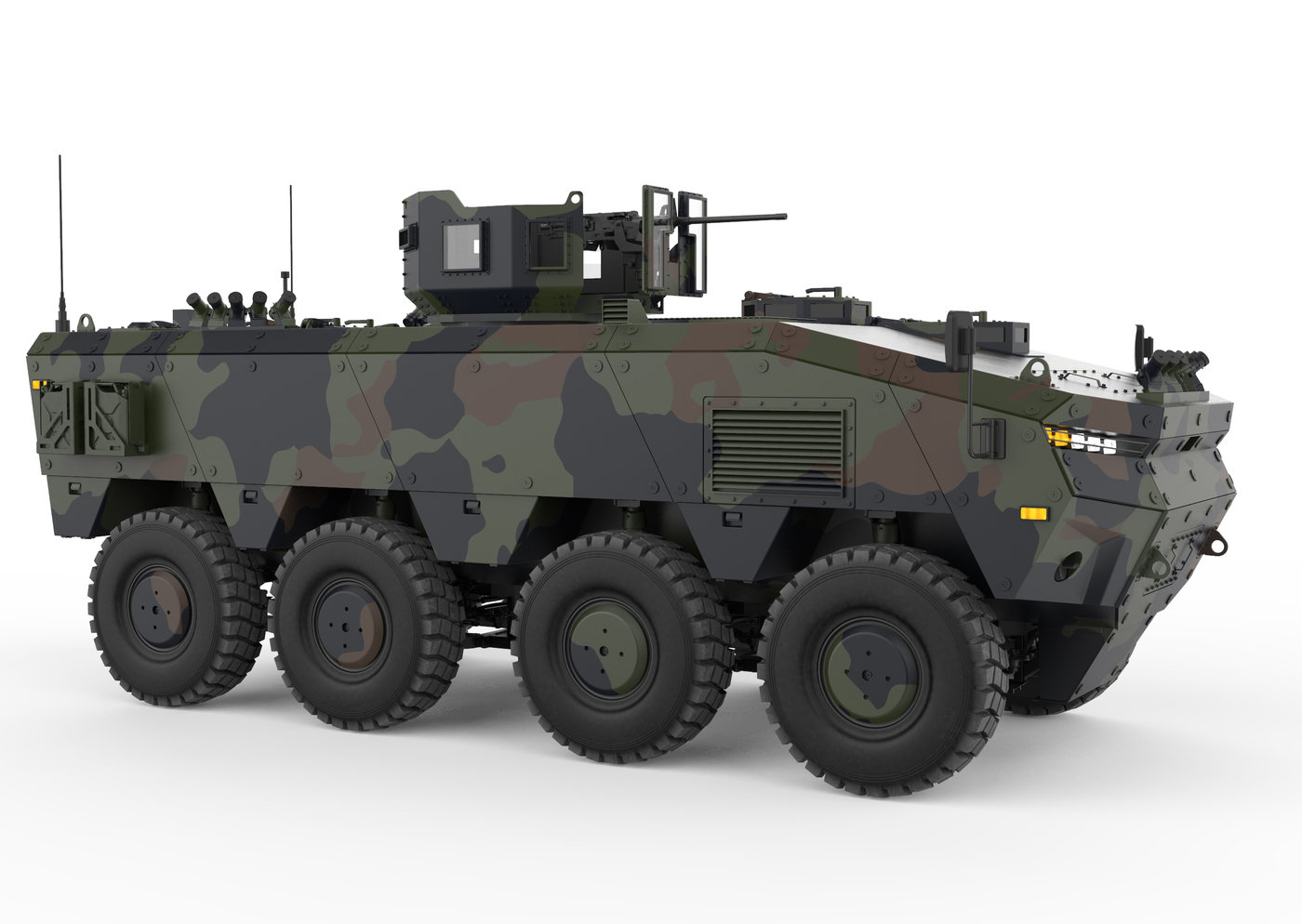 8X8 Armored Military Vehicle by arif madanoglu at Coroflot.com