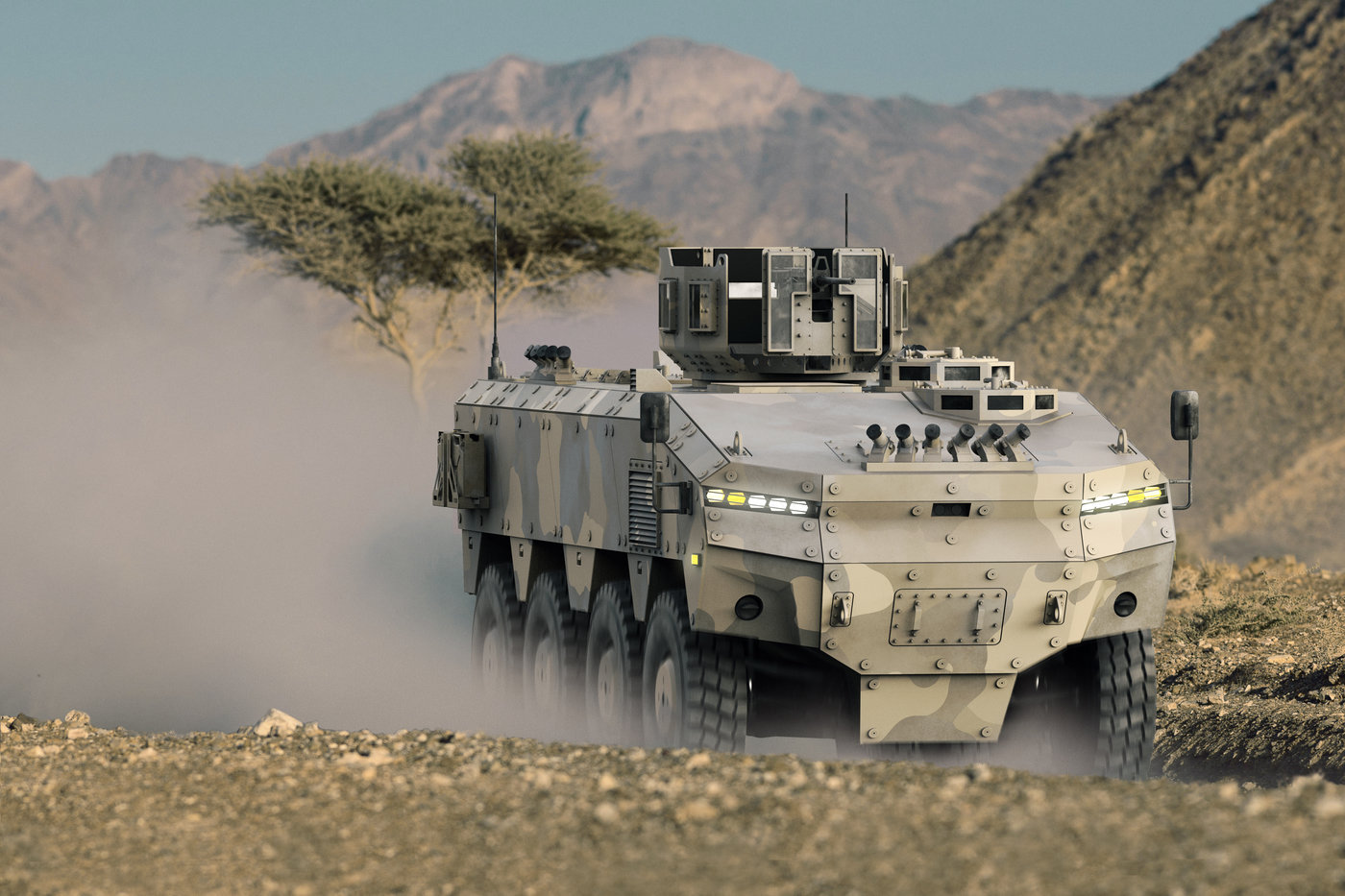 8X8 Armored Military Vehicle by arif madanoglu at Coroflot.com