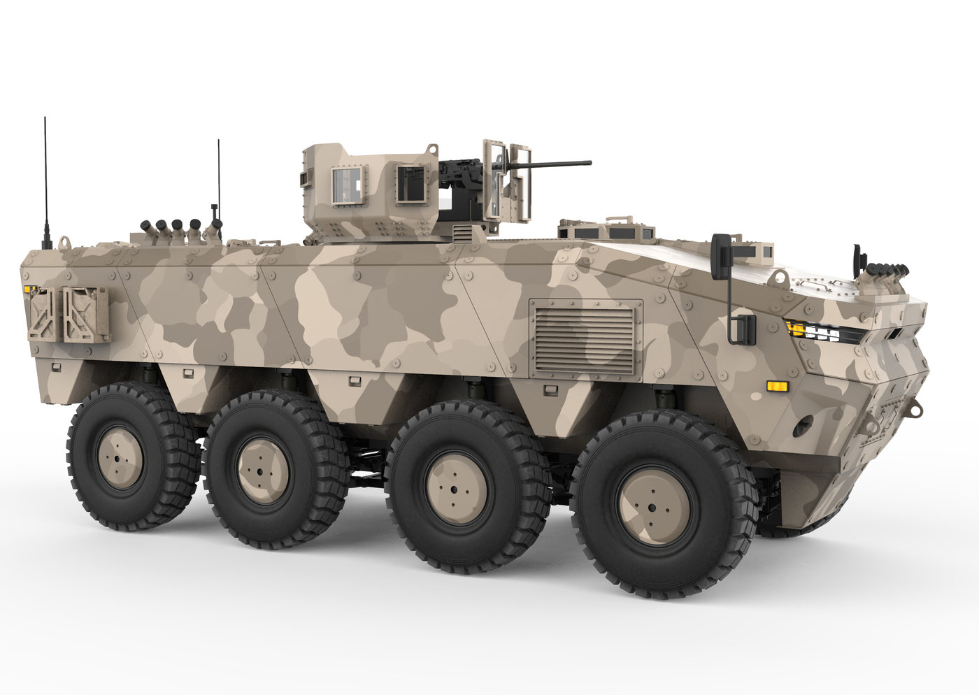 8X8 Armored Military Vehicle by arif madanoglu at Coroflot.com
