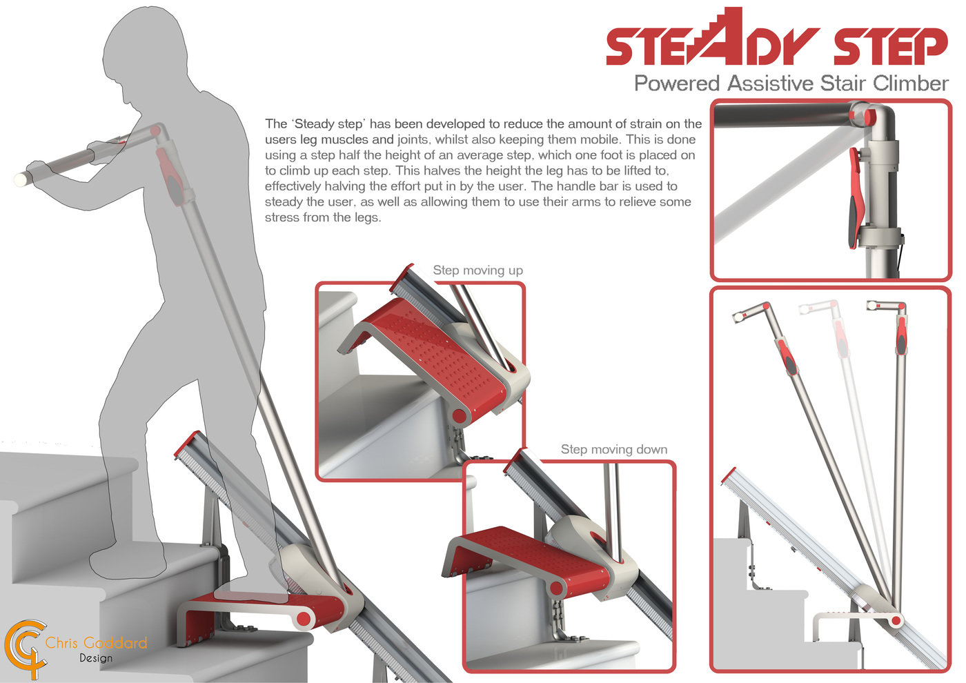 Steady step by Chris Goddard at Coroflot.com