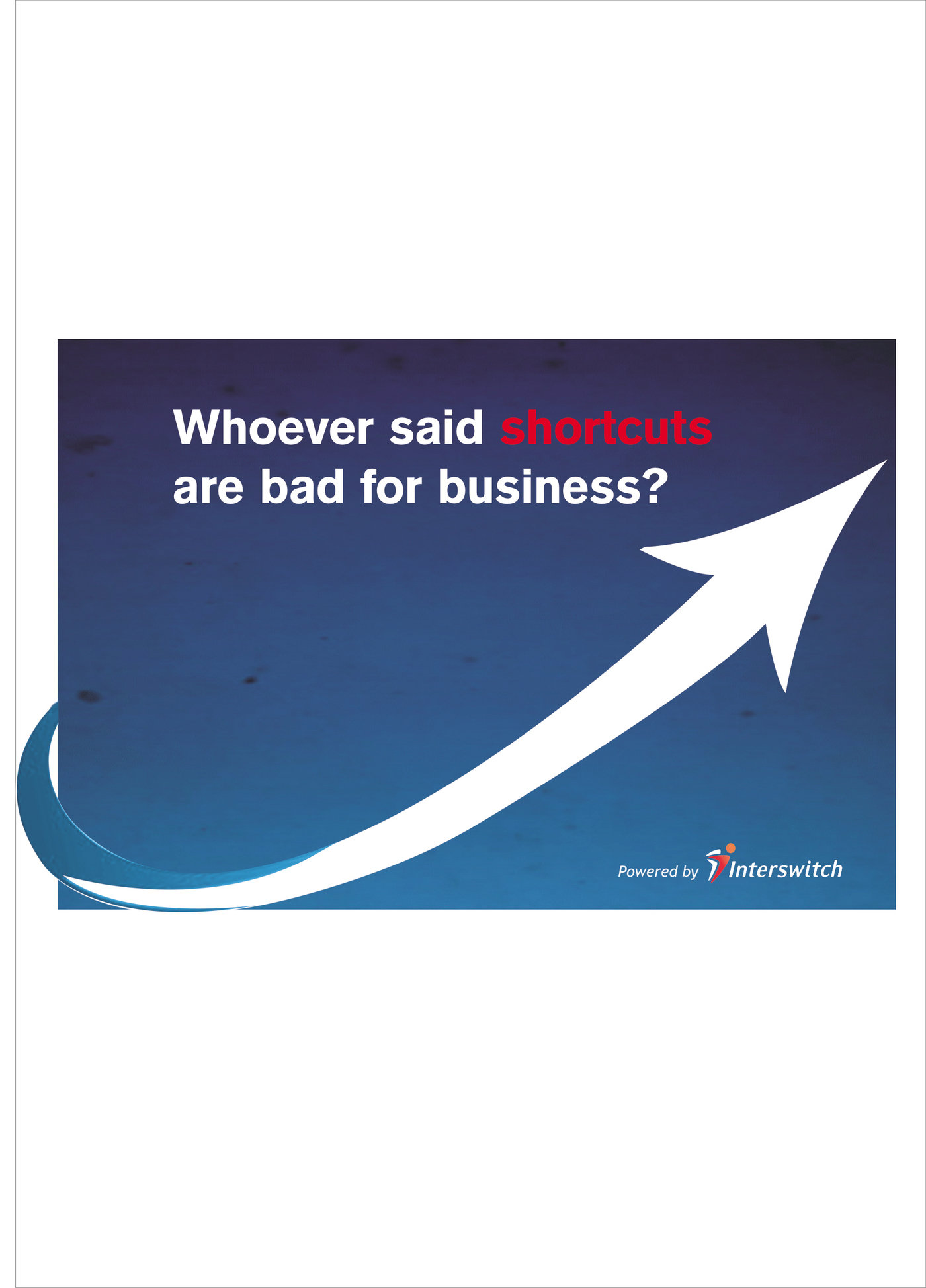 INTERSWITCH PAYDIRECT AD by Kola' Omisore at Coroflot.com