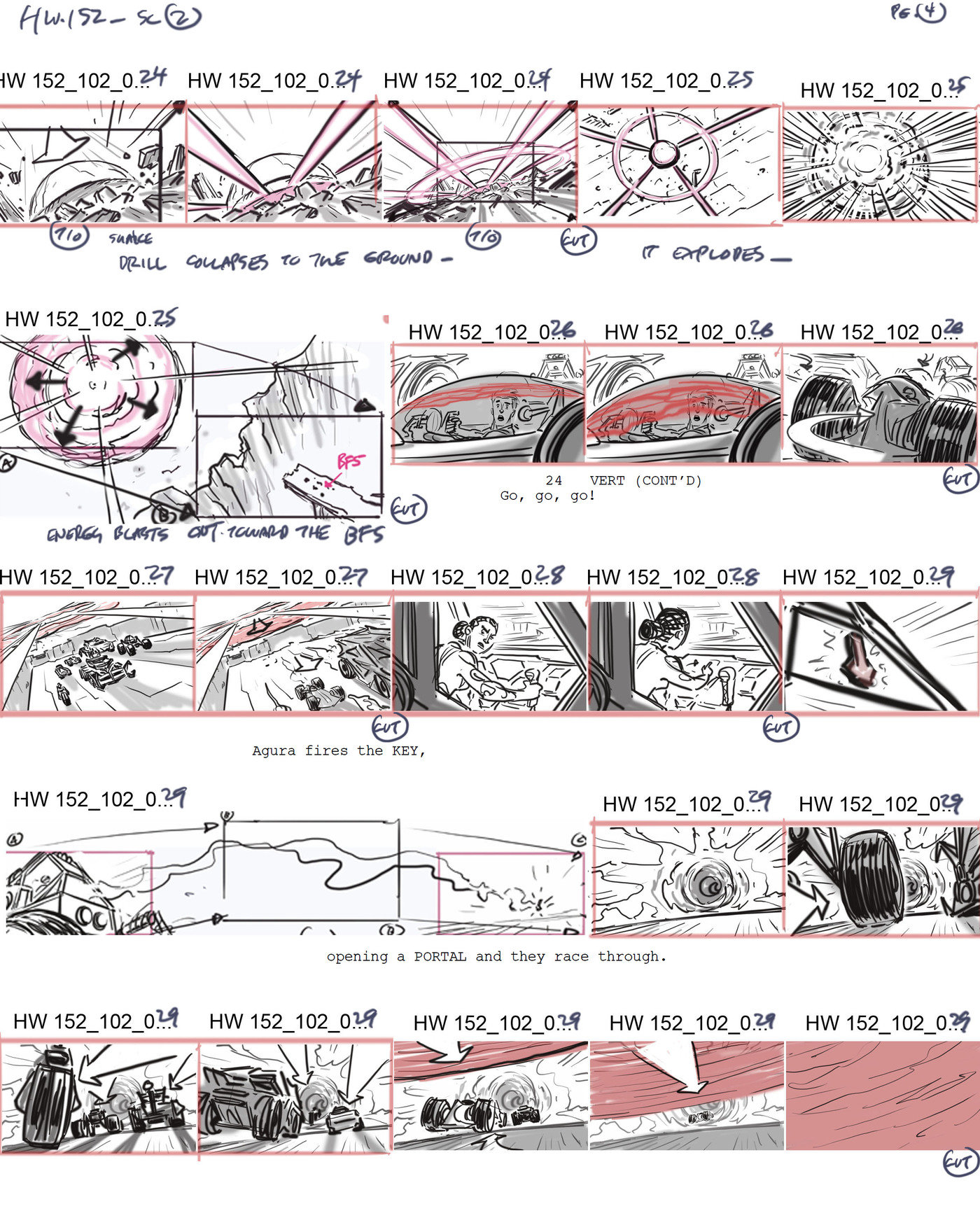 STORYBOARDS- Hotwheels Battleforce 5 by Joey Largo at Coroflot.com