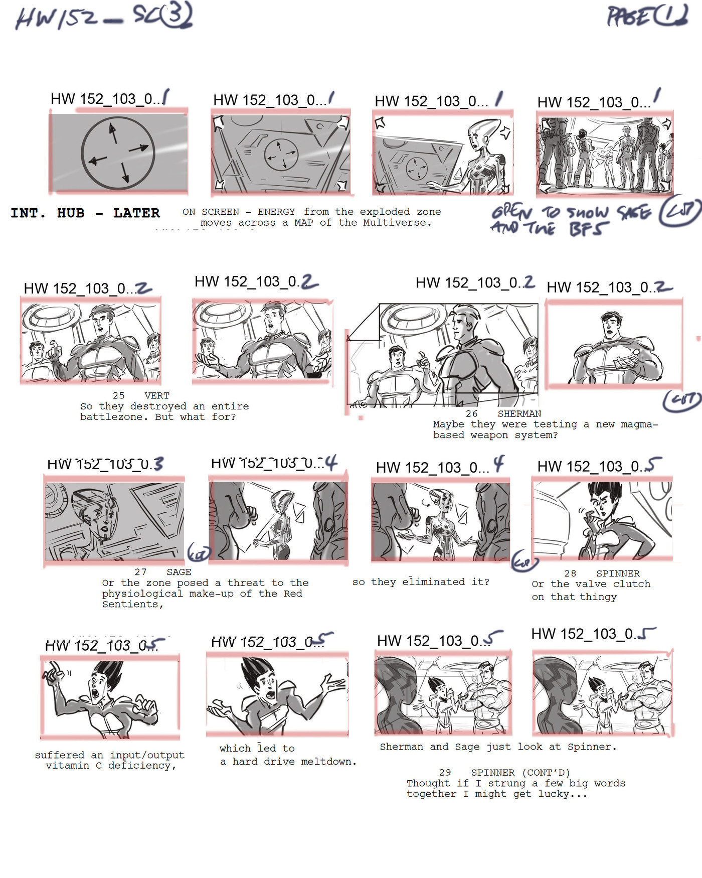 STORYBOARDS- Hotwheels Battleforce 5 by Joey Largo at Coroflot.com