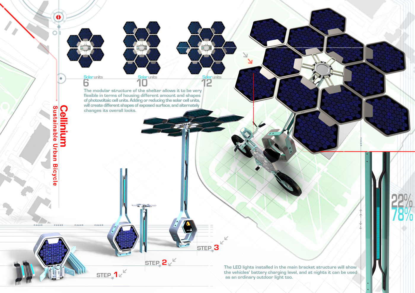Cellinium Urban E-Bike by iMAN Maghsoudi at Coroflot.com
