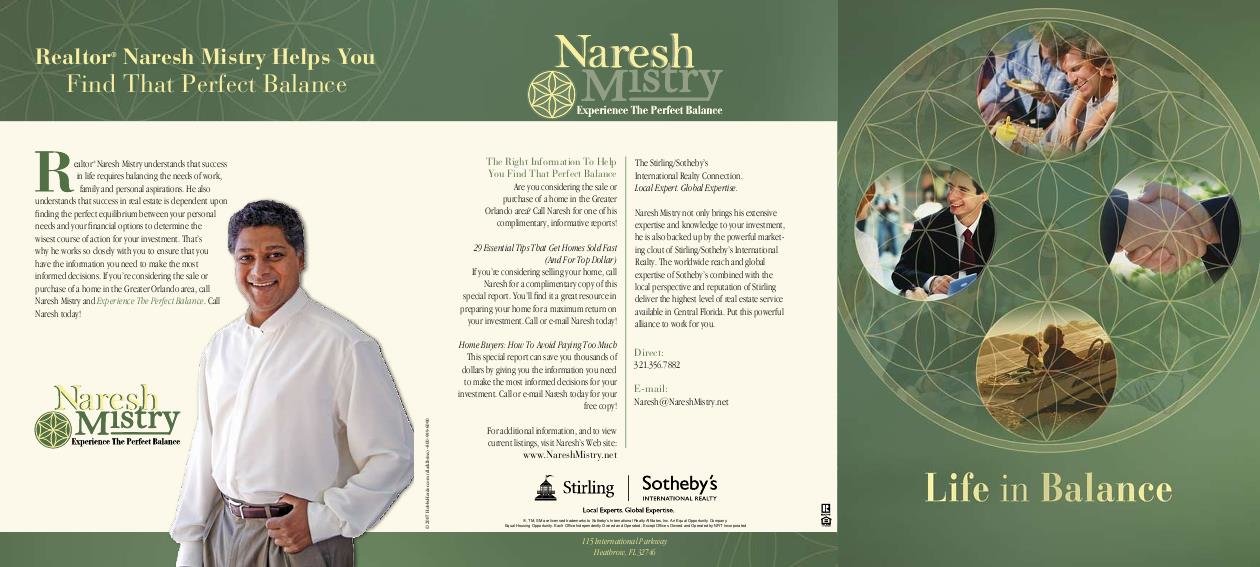 Brochure for Naresh Mistry by Deborah Lazaroff at Coroflot.com