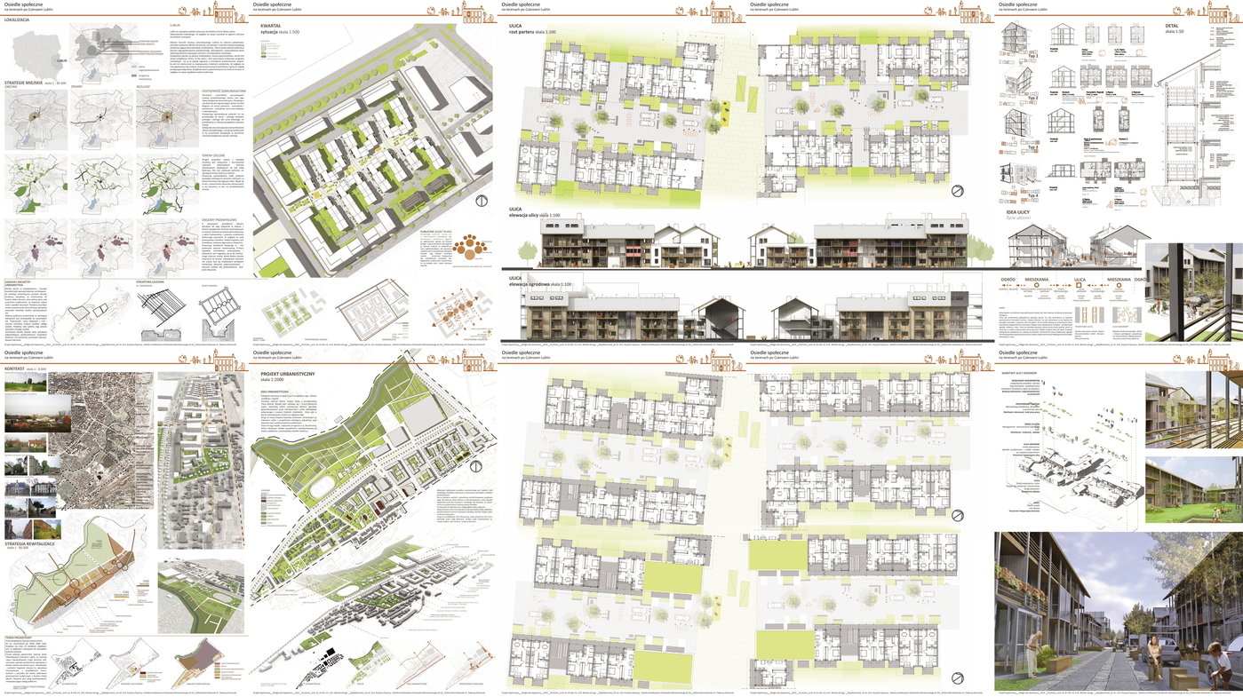 Social housing _The complete presentation of a diploma project by Gosia ...