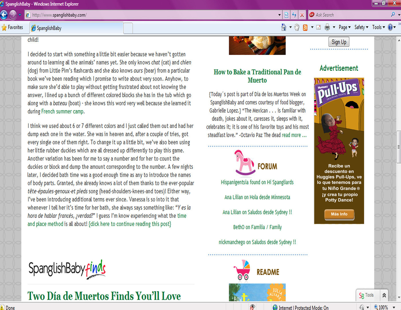 Huggies Pull-Ups Espanol by Christina Vaca at Coroflot.com