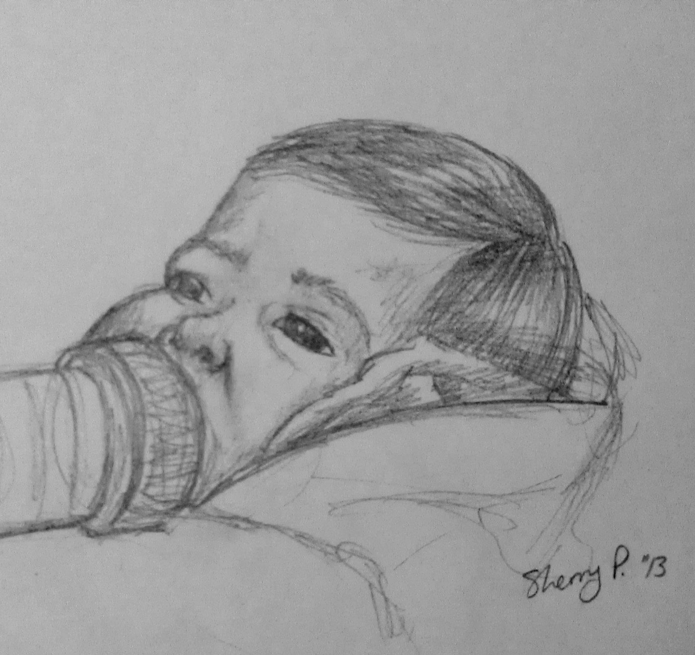 Nephew Life Drawing by Sherry Pacheco at Coroflot.com