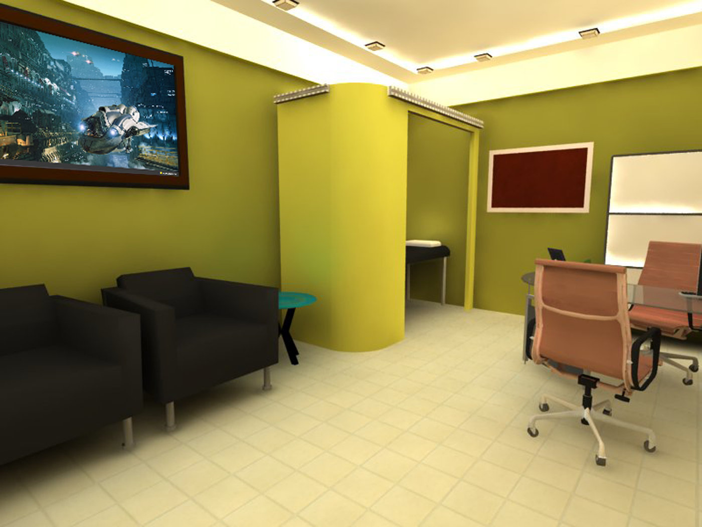 Interior Design -Hemodialysis Center by midi adha at Coroflot.com