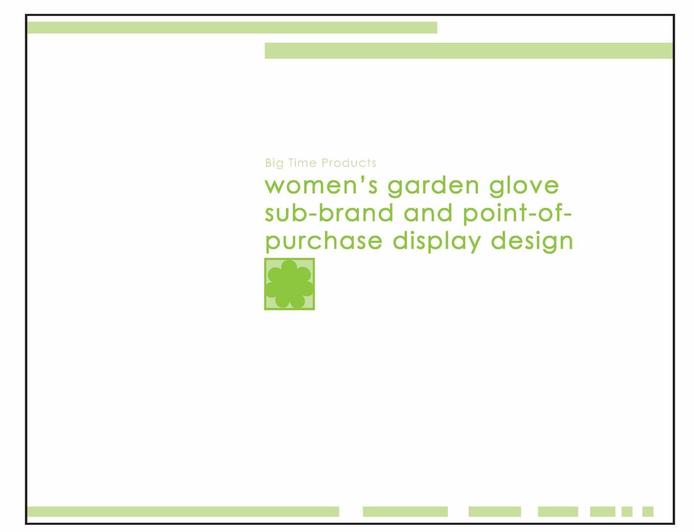 Womens Garden Glove Sub-brand and Point of Purchase Display by ...