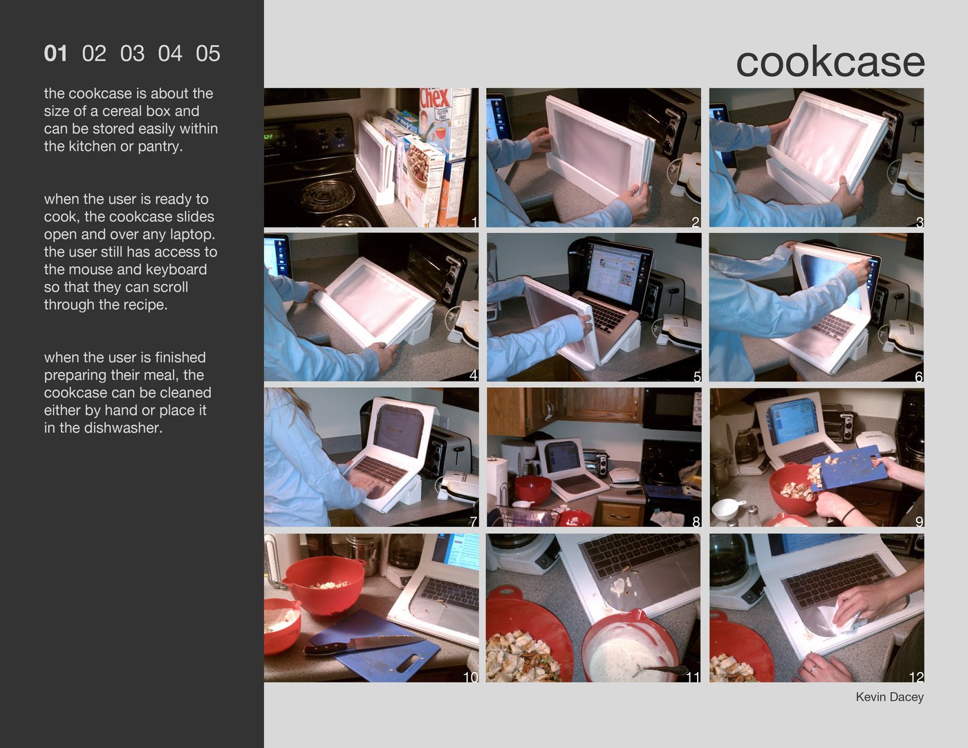 An upload by Kevin Dacey on Coroflot: to the project CookCase