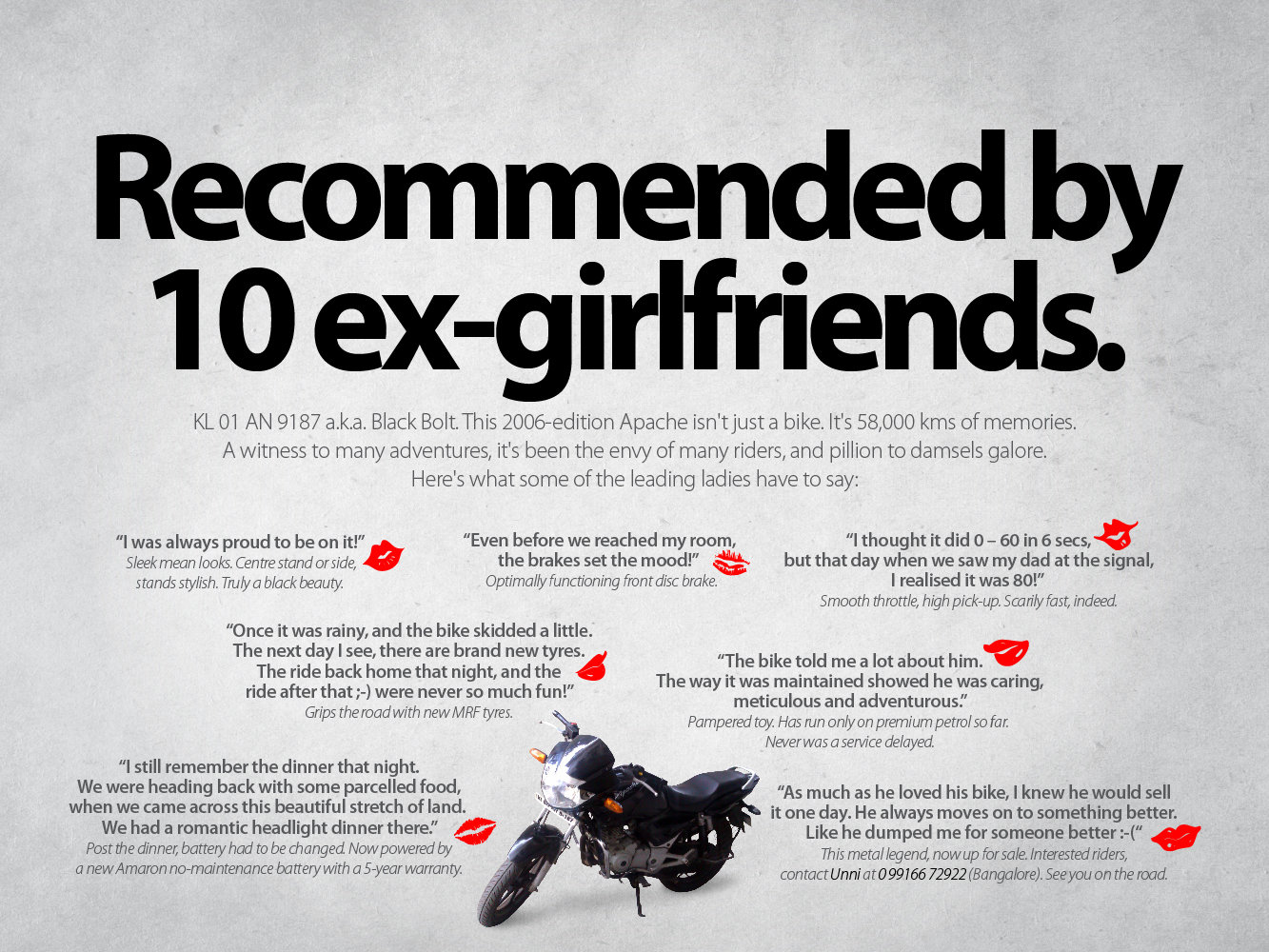 Bike Ad - Personal by Unnikrishnan R at Coroflot.com