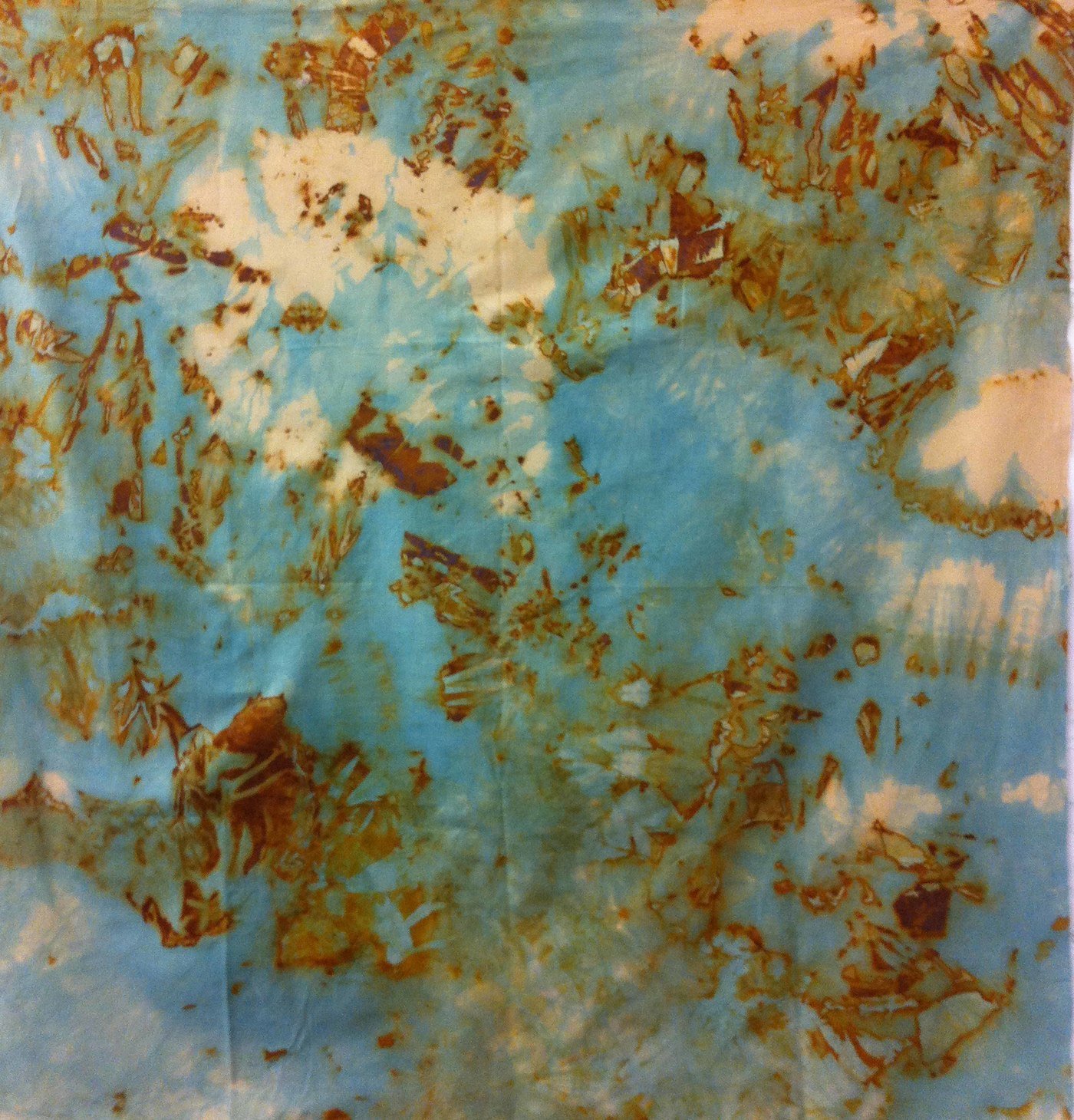 Rust Dyed Textiles by Alice Serres at Coroflot.com