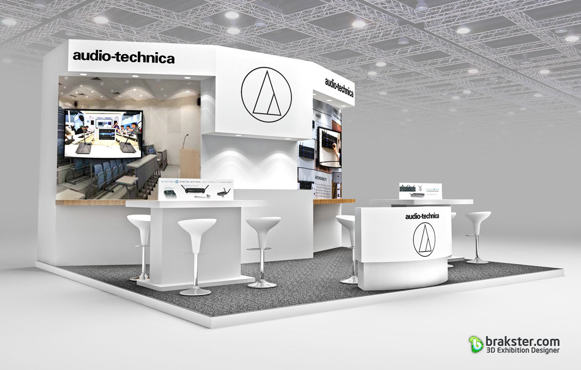 Audio Technica Exhibition Booth by Brian Dale Garcia at Coroflot.com