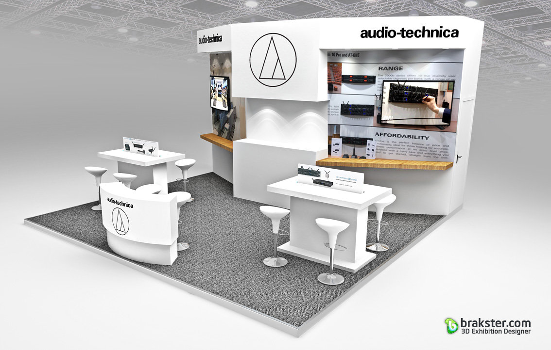 Audio Technica Exhibition Booth by Brian Dale Garcia at Coroflot.com