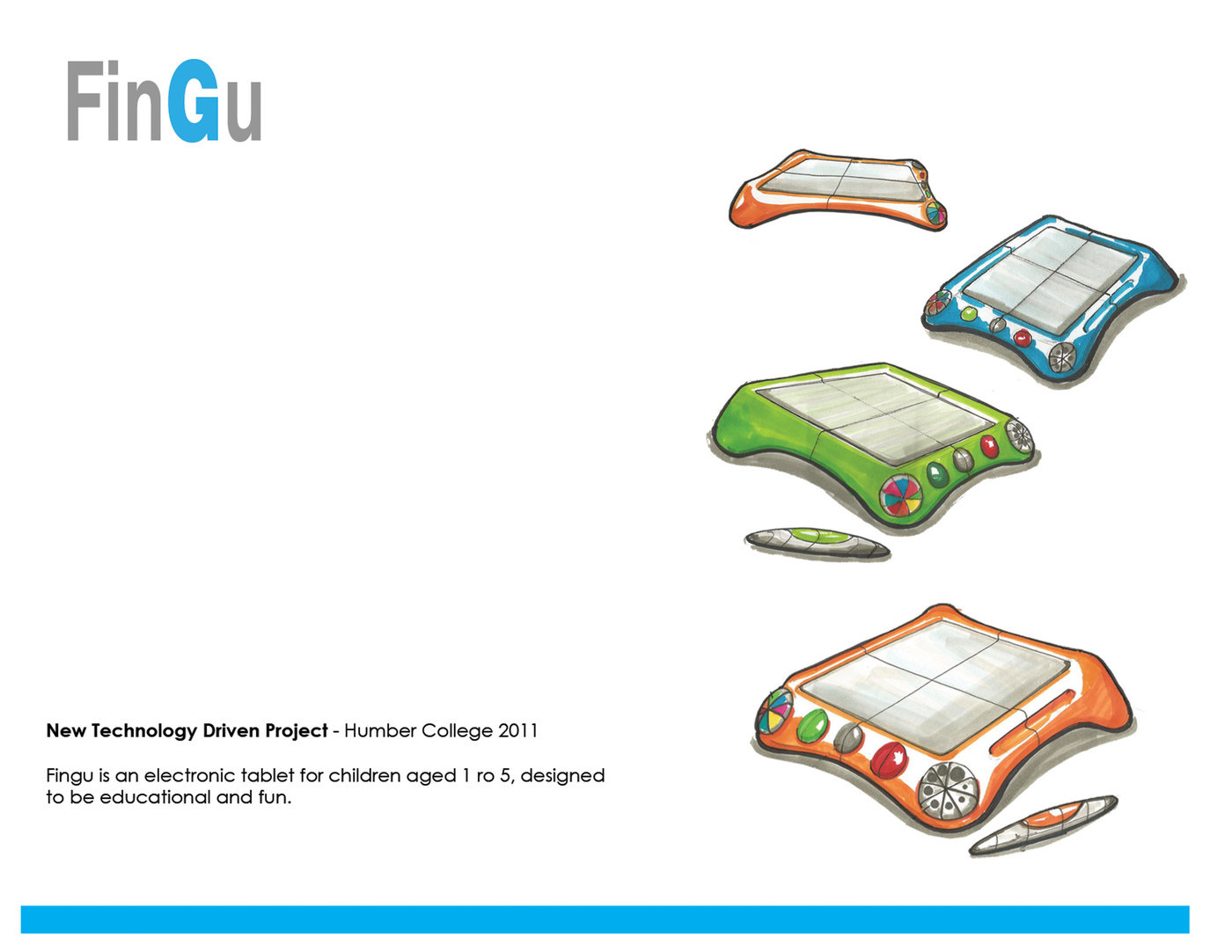 FinGu- Modular Tablet for Children by Tanya Nazywalskyj at Coroflot.com
