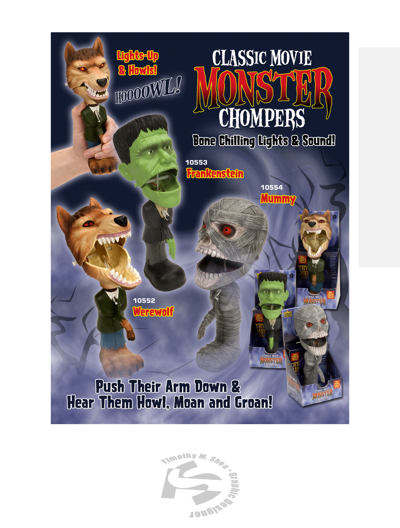 Monster Chompers by Tim Shea at Coroflot.com