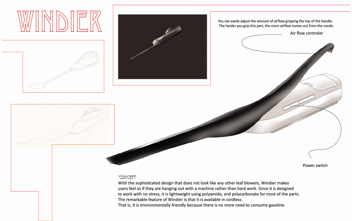 Concept Leaf Blower by Yasunori Fujikawa at Coroflot.com