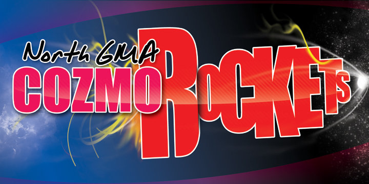 Cosmo Rockets banner design by Vincent de Guzman at Coroflot.com