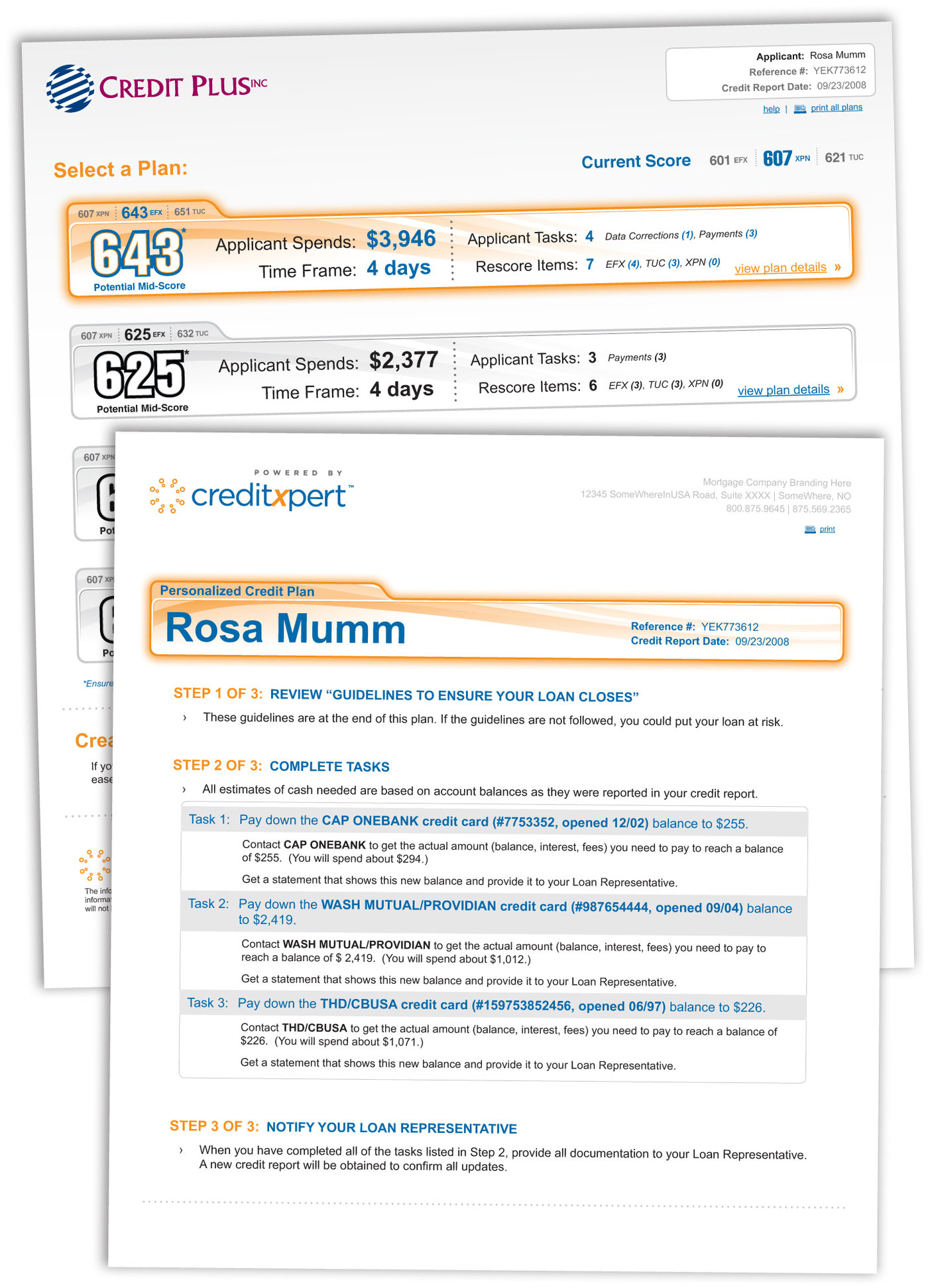 Branding Campaign - CreditXpert Inc. by Chris Businsky at Coroflot.com