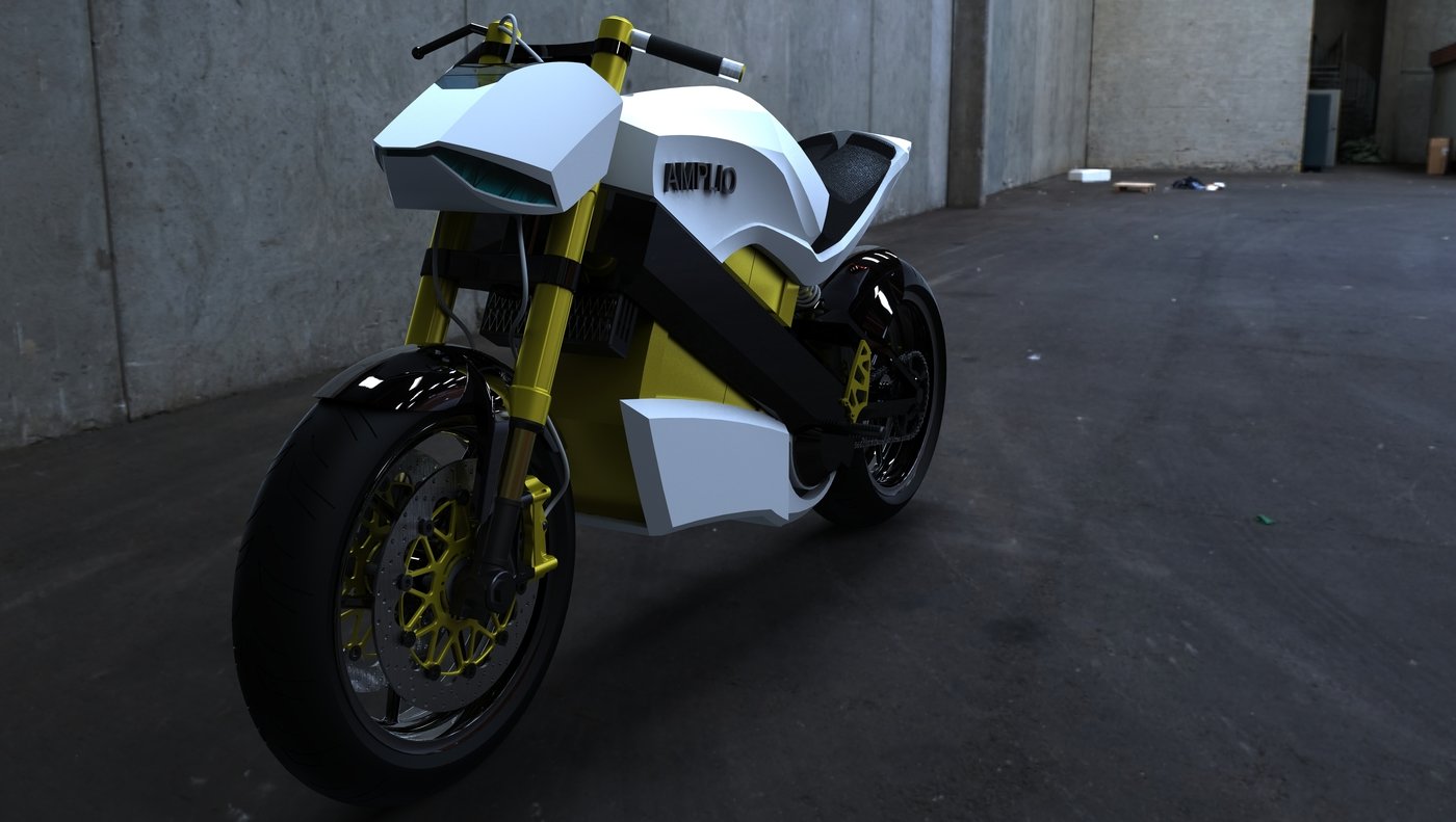 AMPLIO Instant Range Extension Motorcycle. by Sebastian Tymoczko at ...