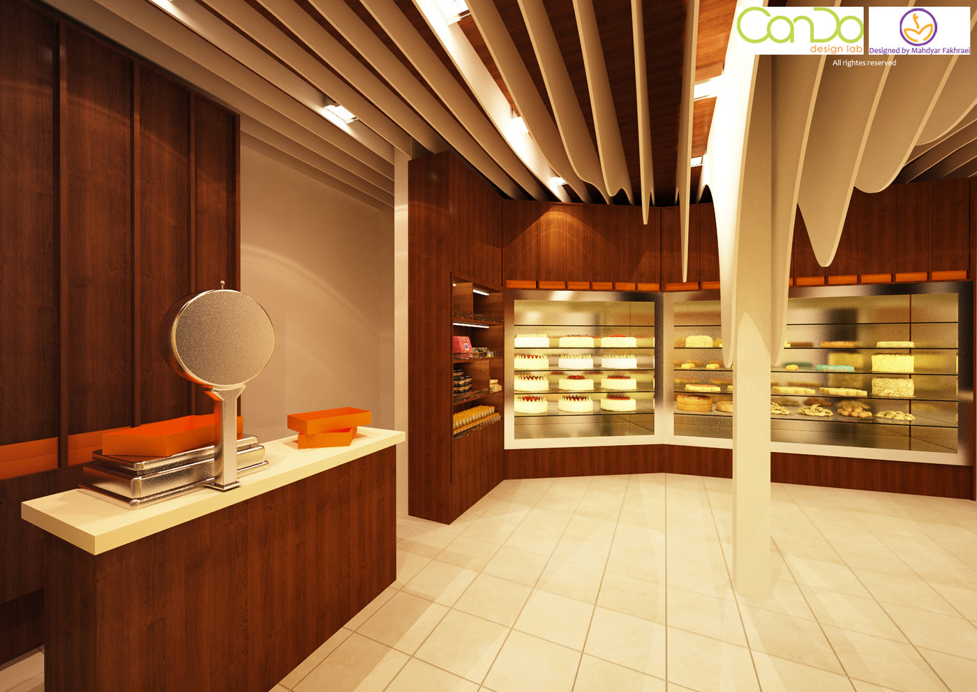 Confectionery Interior Design by Mahdyar Fakhraei at Coroflot.com