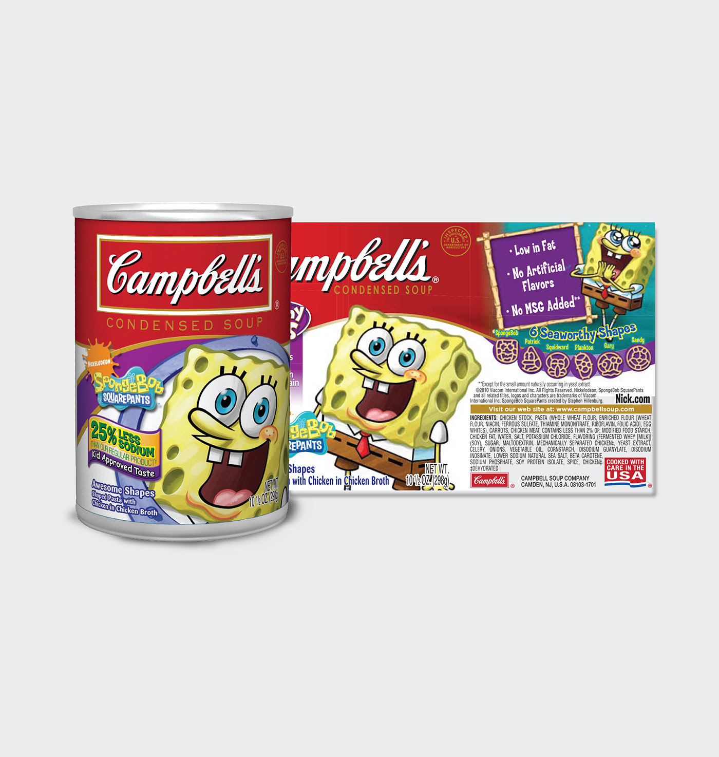 Campbell's SpongeBob Soup by Christine Keleshian at Coroflot.com