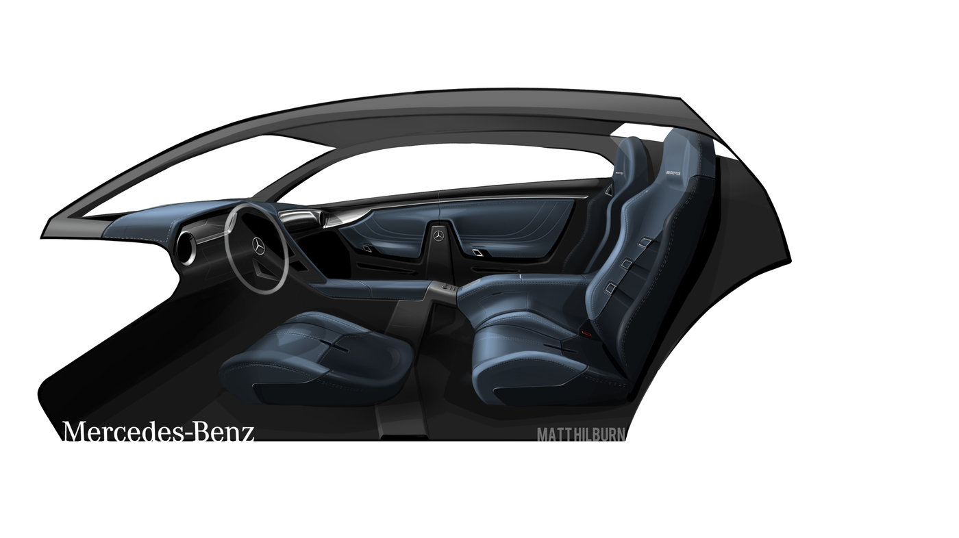 Mercedes project 2012. Interior/Exterior/Model by Matt Hilburn at ...