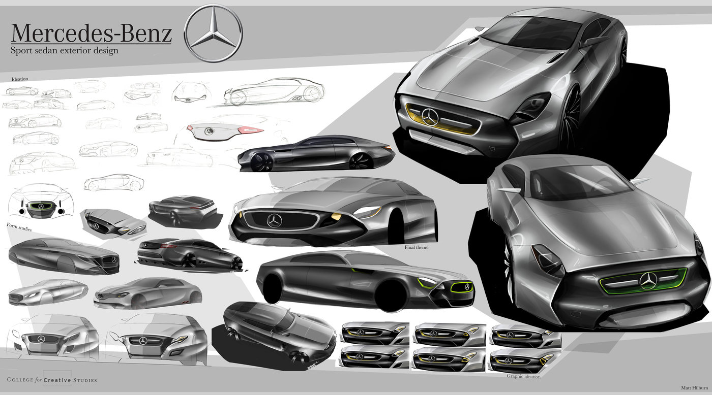 Mercedes project 2012. Interior/Exterior/Model by Matt Hilburn at ...