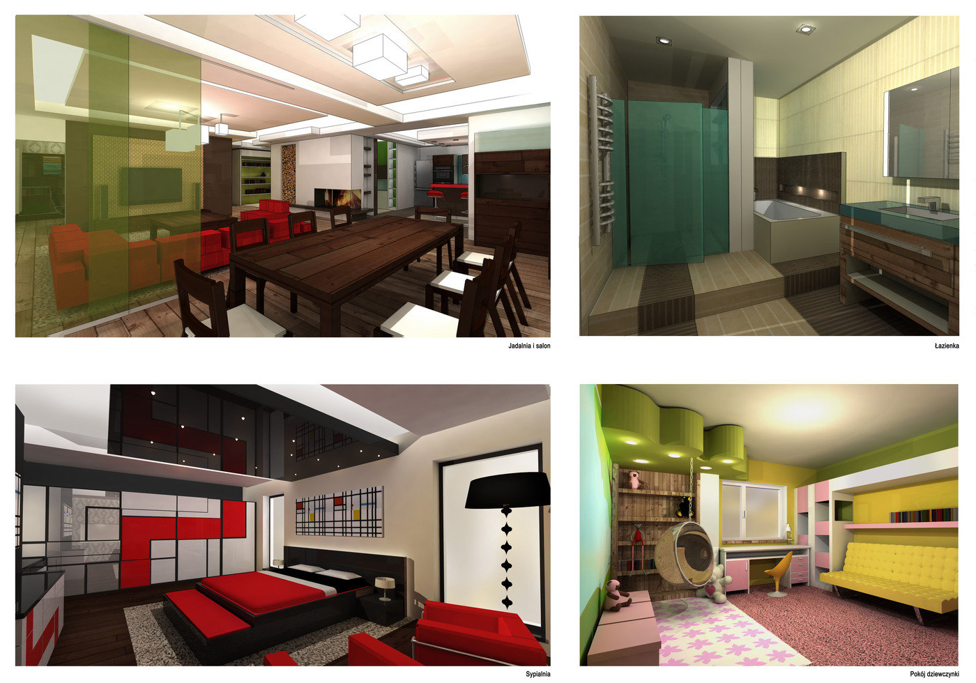 @Uni - Virtual interior design by Olga Dziemidowicz at Coroflot.com