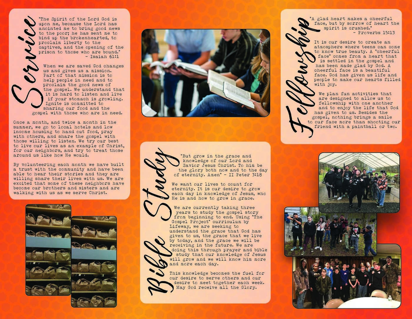 Youth Group Brochure by Sharon Nash at Coroflot.com