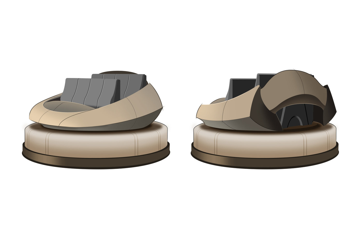 Trackless Ride Vehicle by Josh Gierer at Coroflot.com