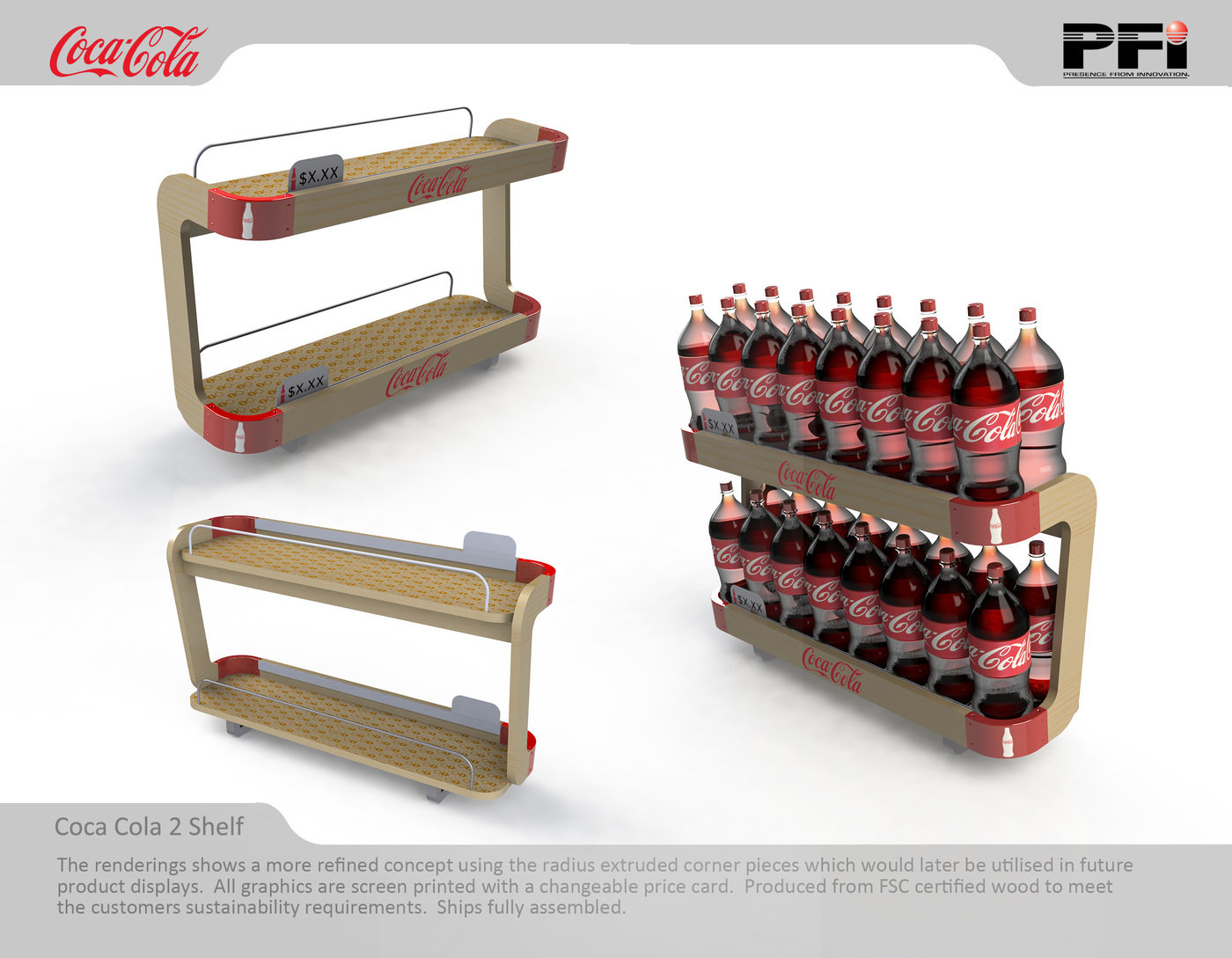 Coca Cola 2 Shelf Deli Rack by Josh Gierer at Coroflot.com