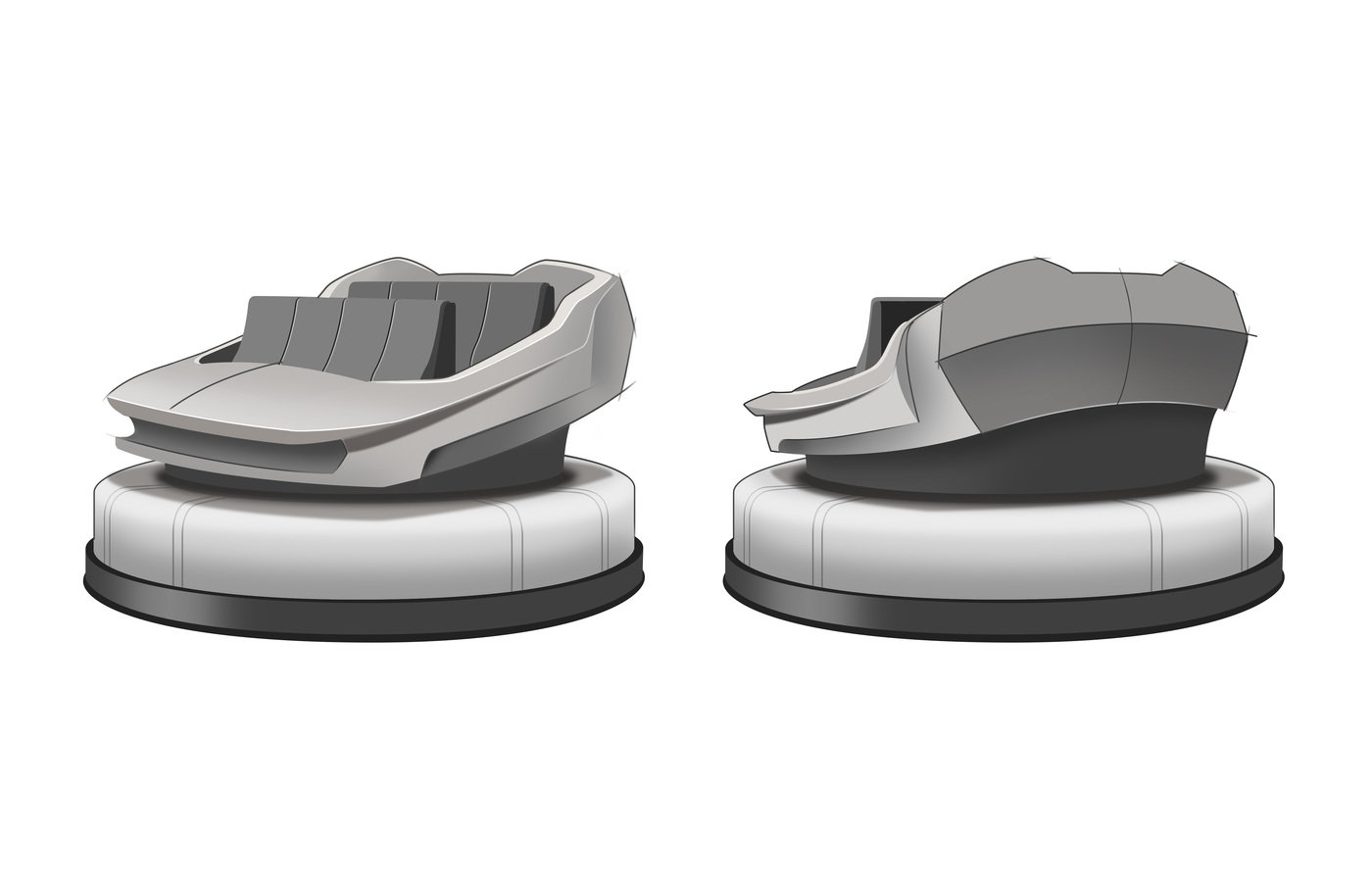 Trackless Ride Vehicle by Josh Gierer at Coroflot.com