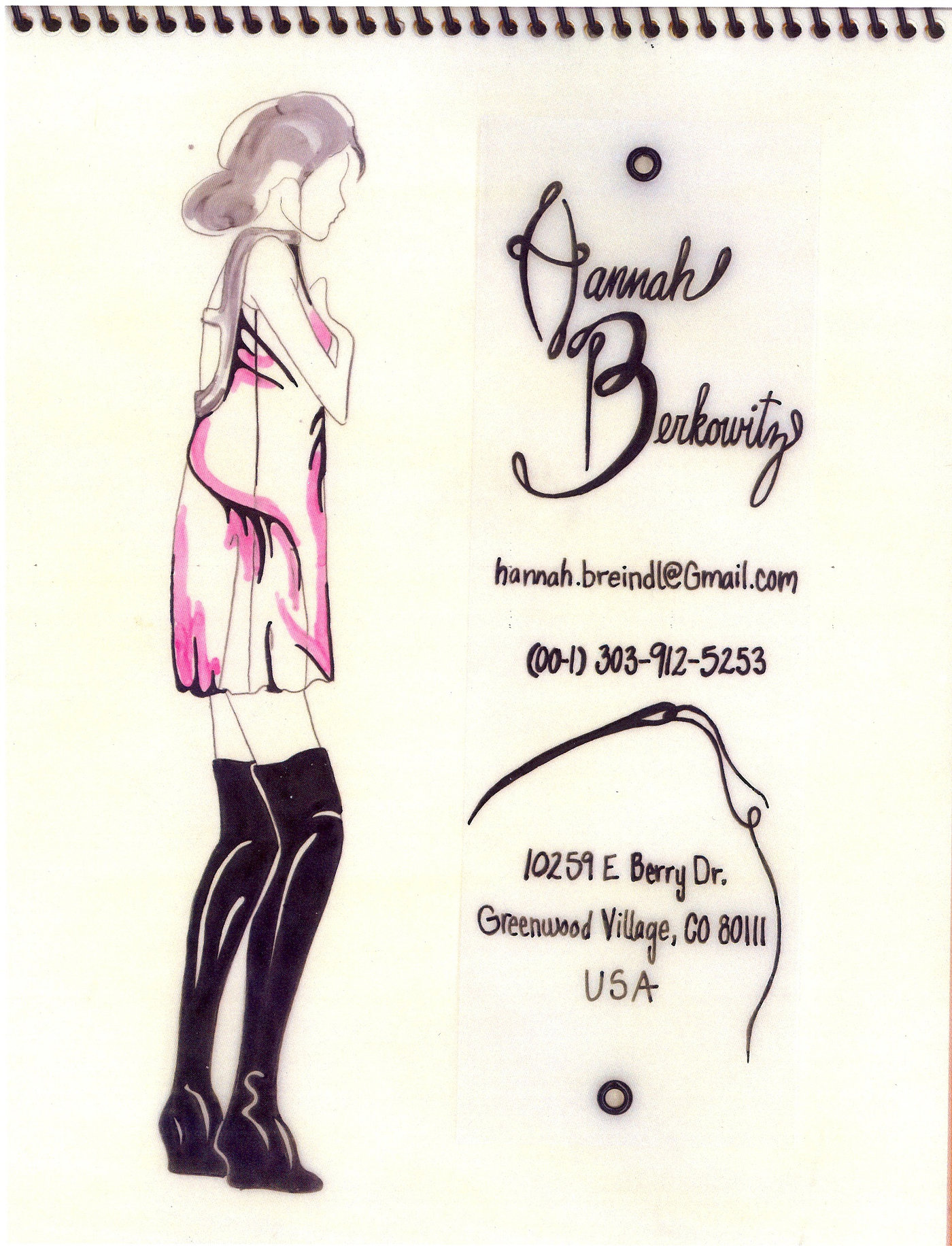 Scetches by Hannah Berkowitz at Coroflot.com