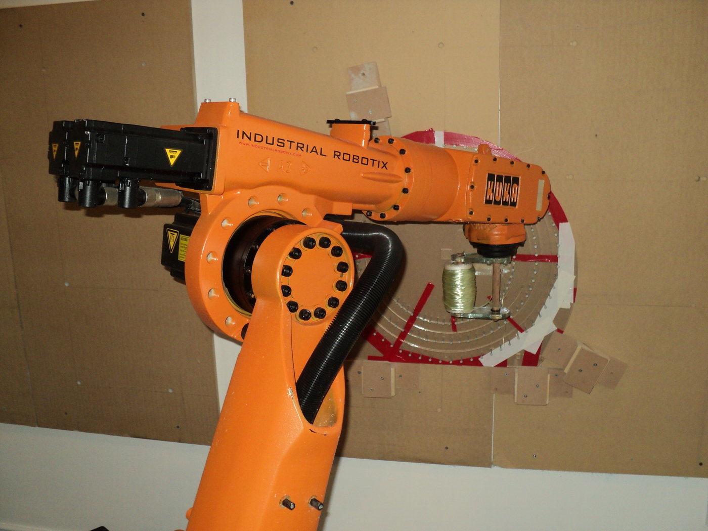 robot arm fabrication by Christopher Johnson at Coroflot.com