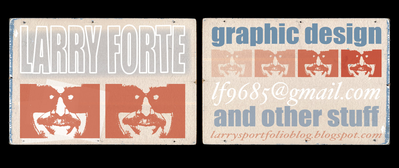 self promo by Larry Forte at Coroflot.com