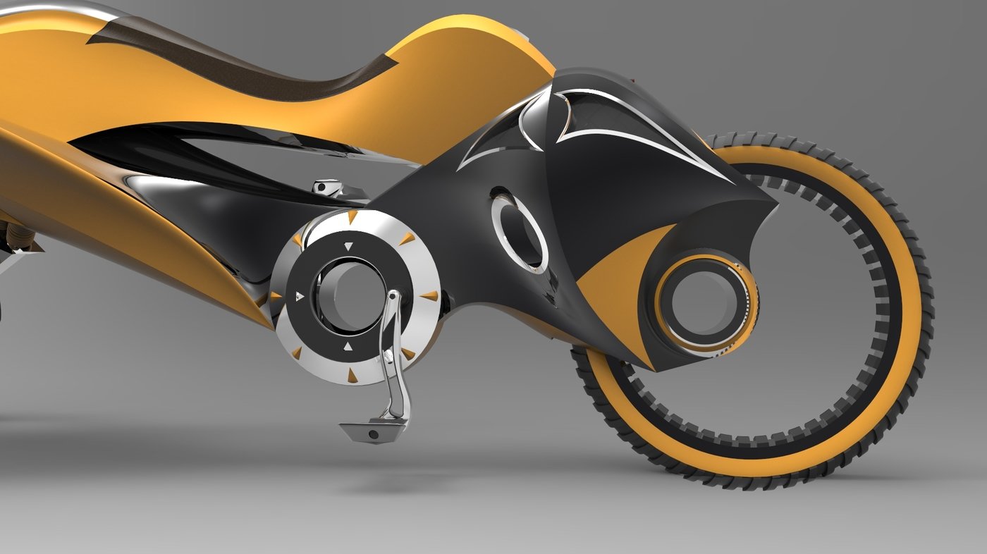 Futuristic tricycle by Elson Tan at Coroflot.com